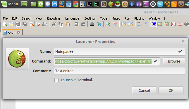 Using Notepad++ on Linux Mint/Ubuntu 18 - Softhints
