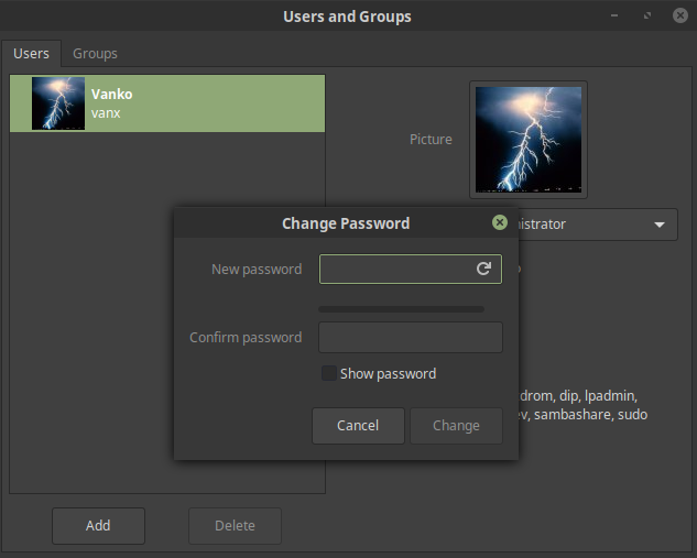Linux Mint 19 How To Change User Password Softhints