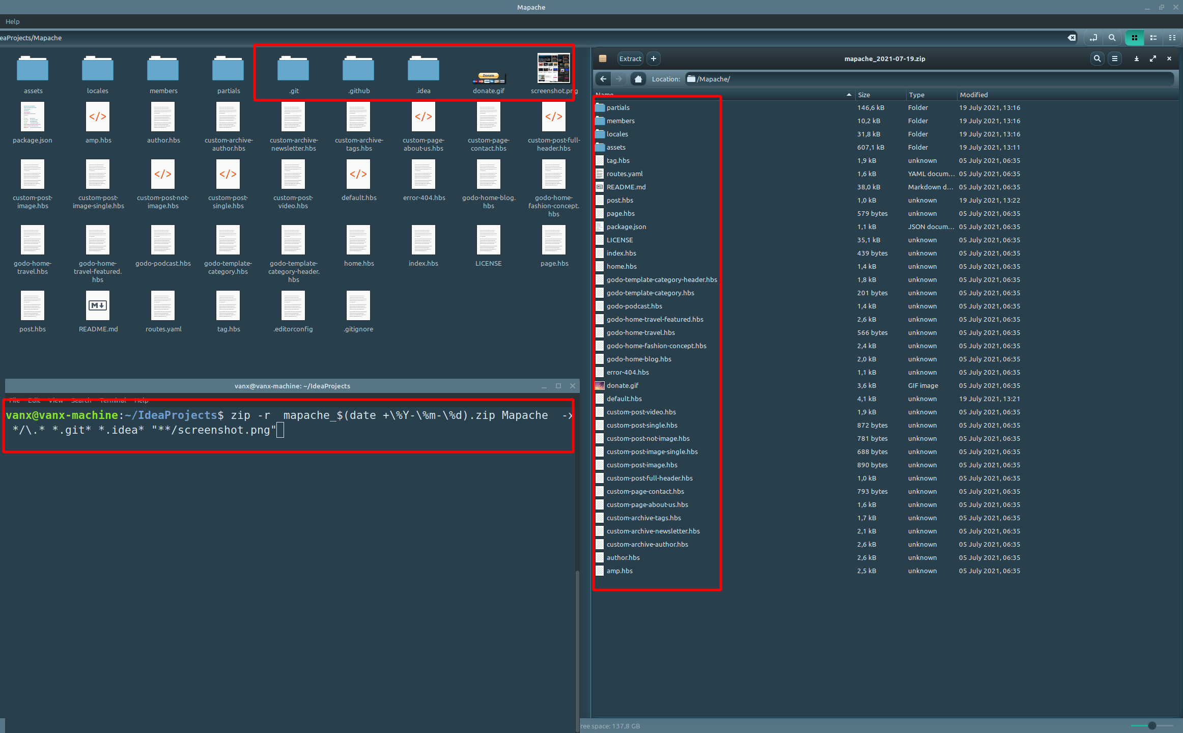 How To Exclude Files From A Zip Archive Linux Mint