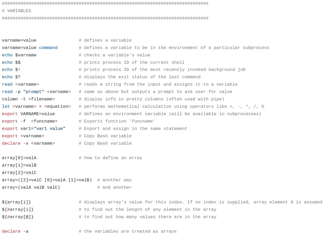 What Are Bash Shell Variables 