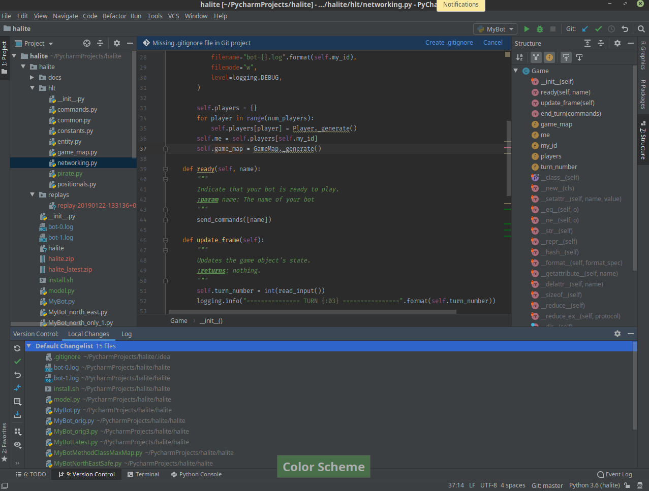 PyCharm/IntelliJ extract all methods from a file - Softhints